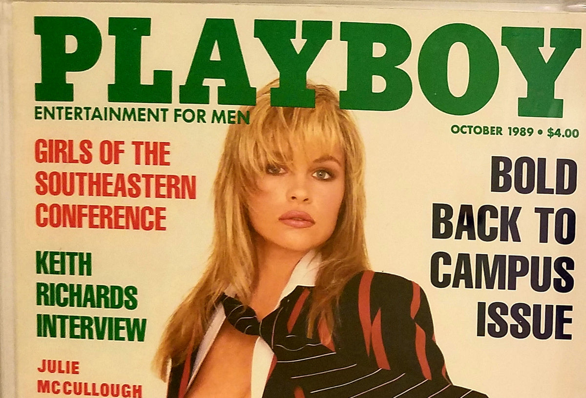 Playboy Magazine October 1989
