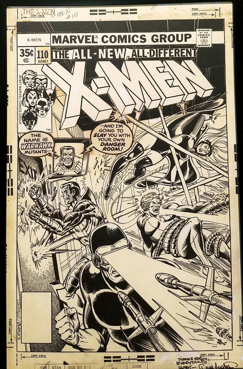 Uncanny X-Men #110 by Dave Cockrum 11x17 FRAMED Original Art Poster Ma ...