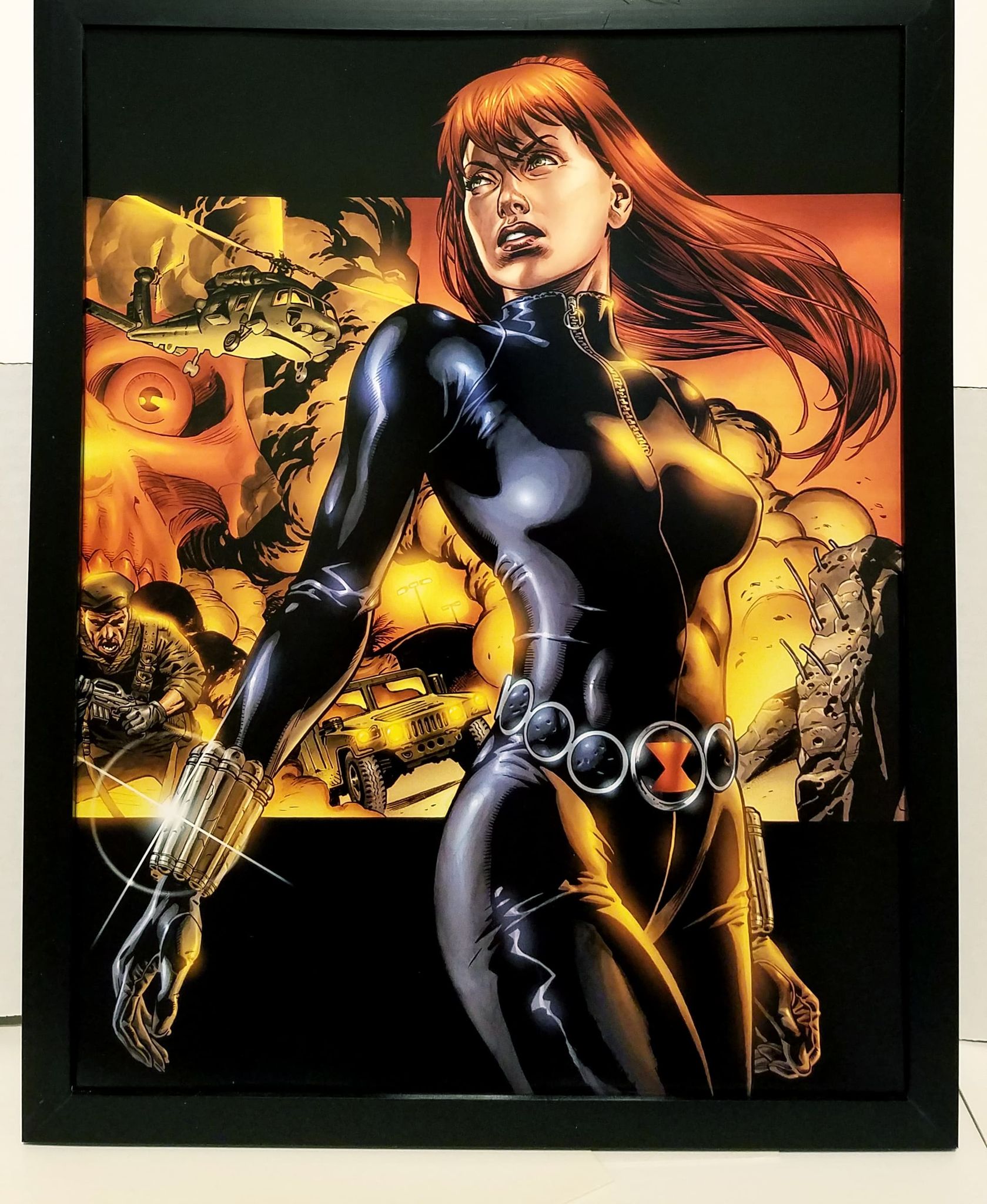 Black Widow Original Comic Art