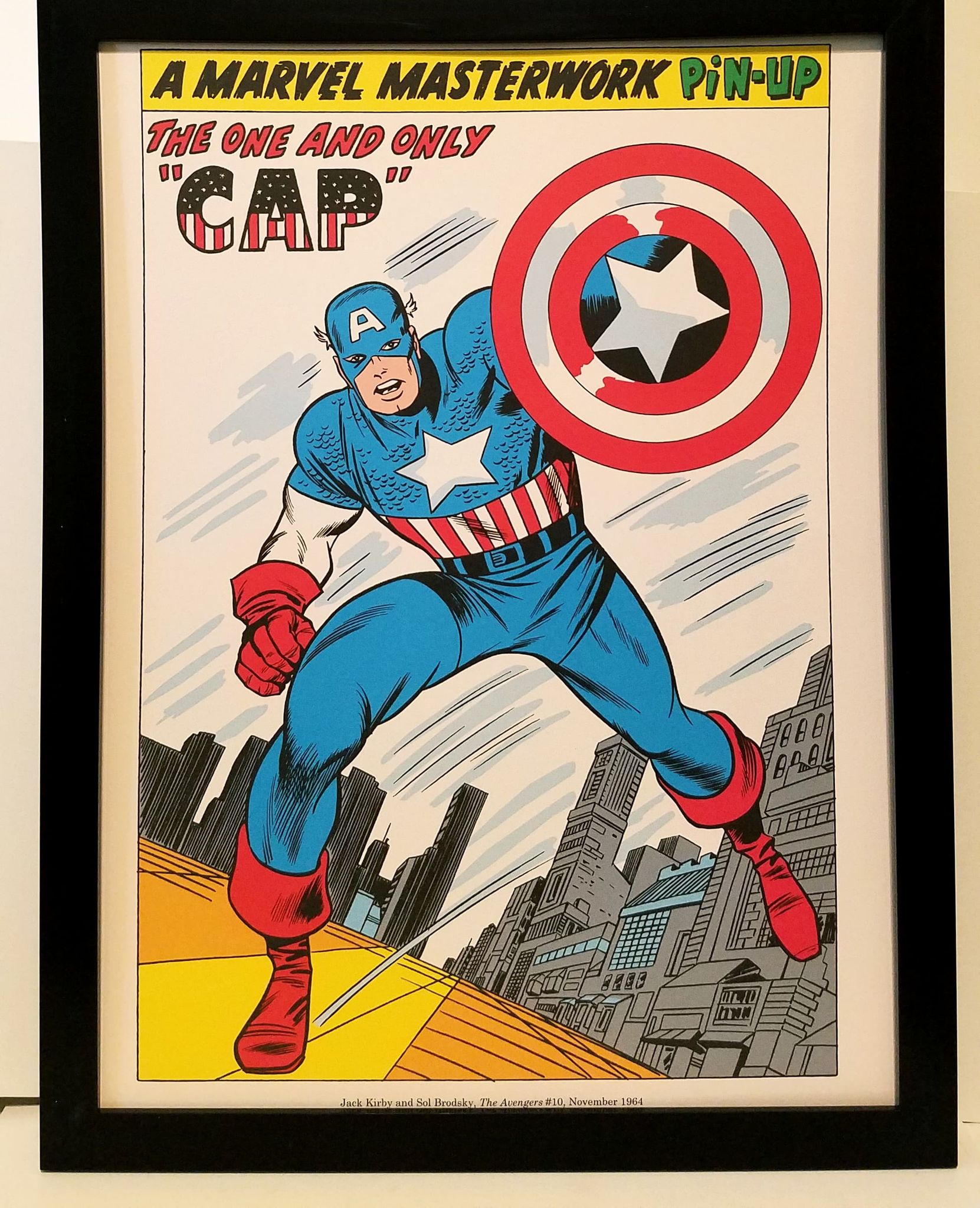 Captain America Poster Retro