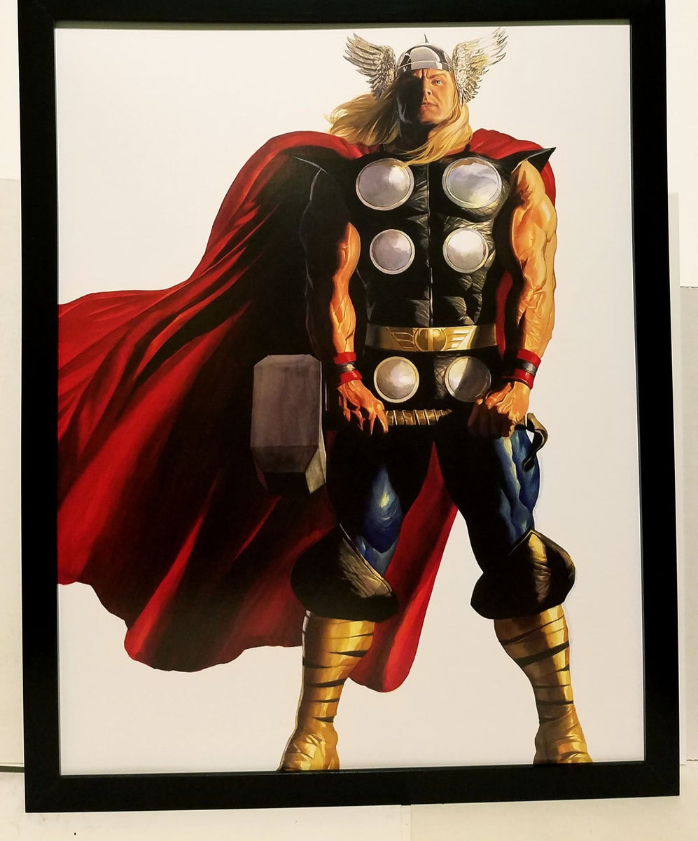 Mighty Thor Avengers Timeless by Alex Ross FRAMED 11x14 Art Print Marv ...