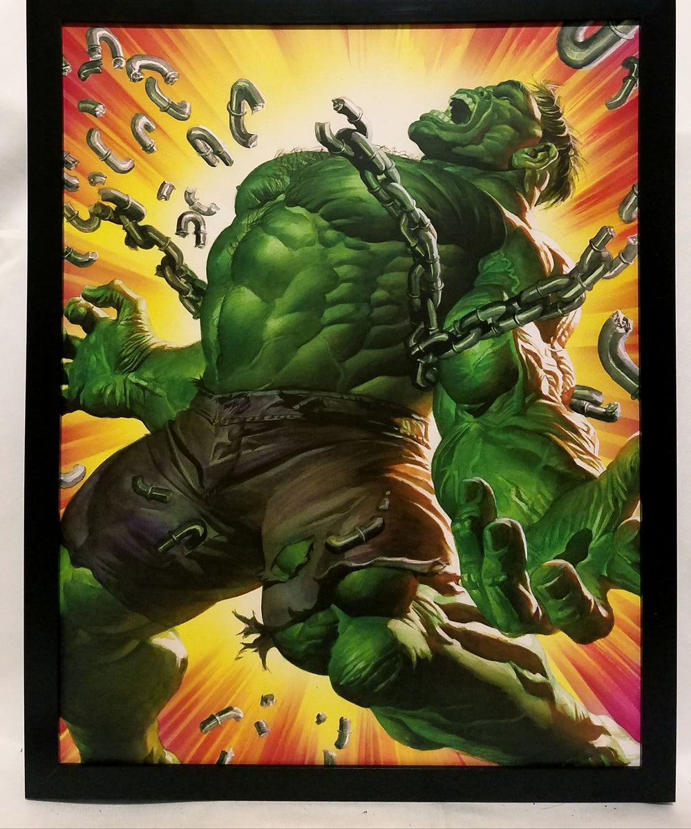 Incredible Immortal Hulk by Alex Ross FRAMED 11x14 Art Print Marvel Co ...
