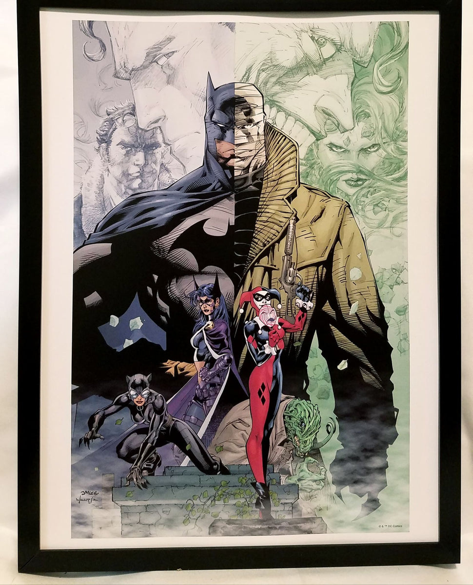 Batman Hush by Jim Lee FRAMED 12x16 Art Print DC Comics Poster ...
