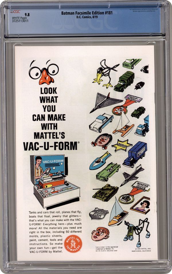 Batman #181 Facsimile Edition CGC 9.8 - 1st Poison Ivy (DC Comics ...